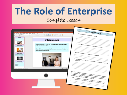 The Role of Enterprise - GCSE (9-1) Business | Teaching Resources