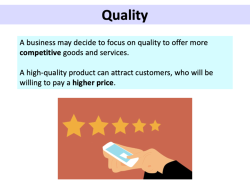 The Competitive Environment - GCSE (9-1) Business | Teaching Resources