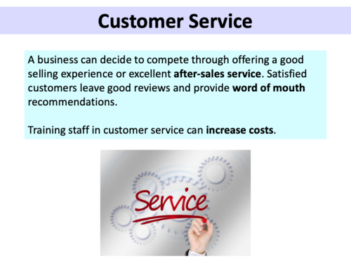 The Competitive Environment - GCSE (9-1) Business | Teaching Resources