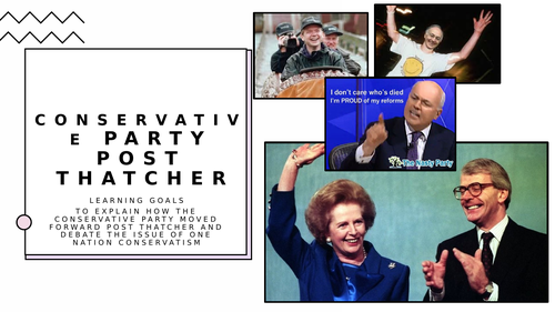 The Conservative Party Lessons | Teaching Resources