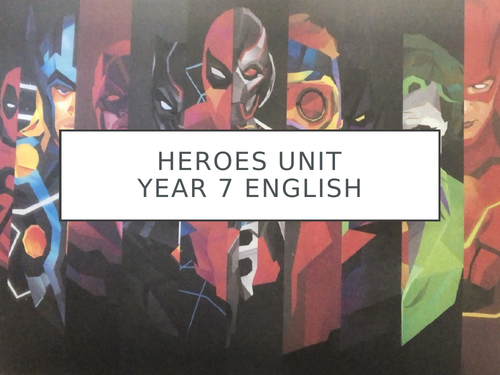 Heroes Unit of Work PowerPoint Presentation | Teaching Resources