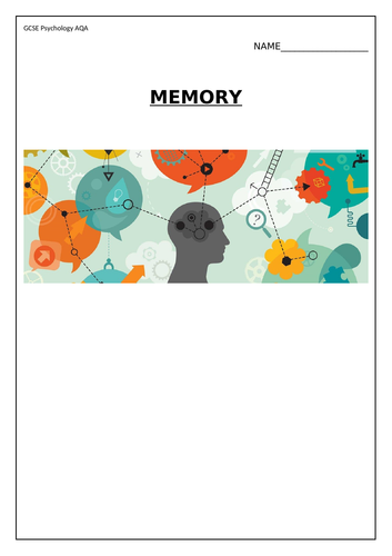 GCSE Psychology Memory workbook | Teaching Resources