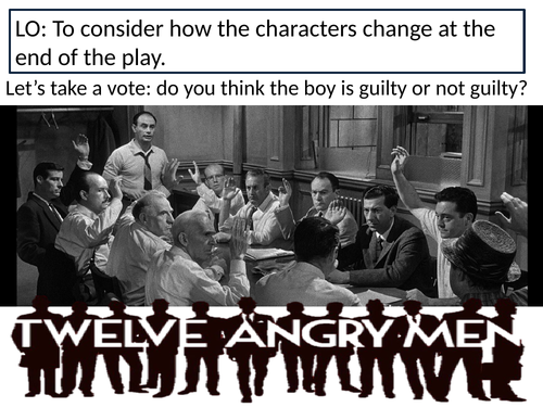 Twelve Angry Men: Scheme of Work | Teaching Resources