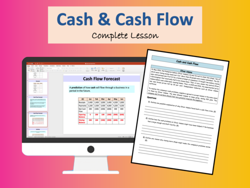 Cash and Cash Flow - GCSE (9-1) Business | Teaching Resources