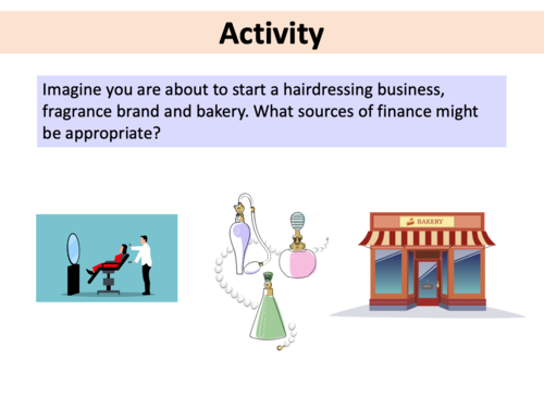 Sources of Finance - GCSE (9-1) Business | Teaching Resources