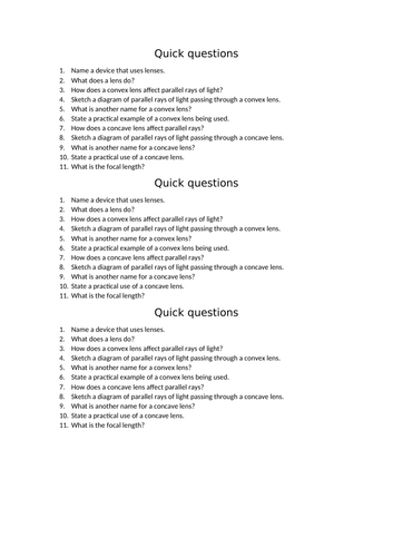 AQA GCSE Physics (9-1) - P14 Light - P14.4-5 Lenses FULL LESSON ...