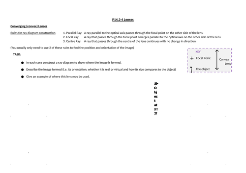AQA GCSE Physics (9-1) - P14 Light - P14.4-5 Lenses FULL LESSON ...
