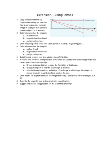 AQA GCSE Physics (9-1) - P14 Light - P14.4-5 Lenses FULL LESSON ...
