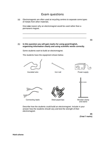 AQA GCSE Physics (9-1) - P15.2 Magnetic fields of electric currents ...