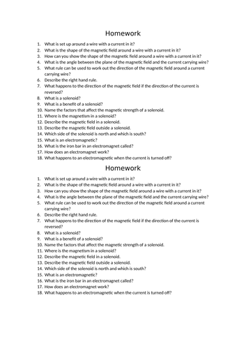 AQA GCSE Physics (9-1) - P15.2 Magnetic fields of electric currents ...