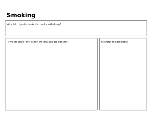 KS3 Science | 3.8.3 Breathing - Lesson 4 Smoking and asthma FULL LESSON ...