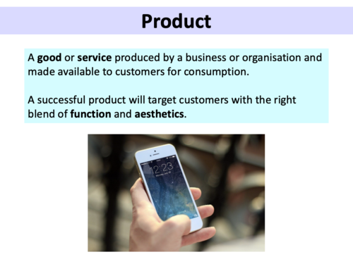 The Marketing Mix - GCSE (9-1) Business | Teaching Resources