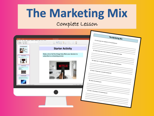 The Marketing Mix - GCSE (9-1) Business | Teaching Resources