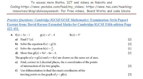 Igcse Maths 0580 Practice Questions 2020 2024 Revised Syllabus Part1