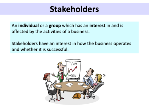 Stakeholders - GCSE (9-1) Business | Teaching Resources