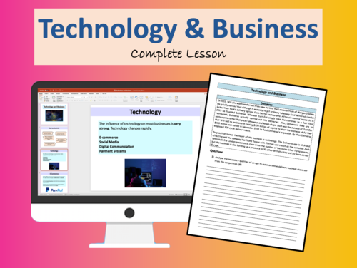 Technology - GCSE (9-1) Business | Teaching Resources