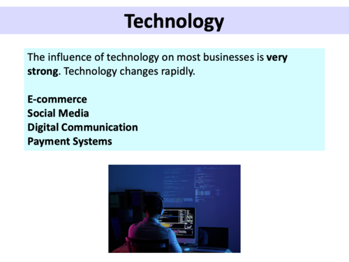 Technology - GCSE (9-1) Business | Teaching Resources