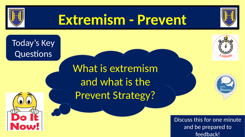 Prevent, Radicalisation & Extremism - Assembly, Tutor Time, PSHE ...