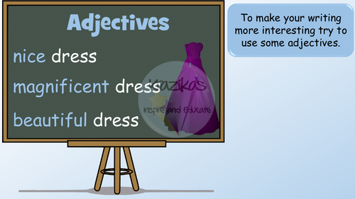 English Functional Skills - Entry Level 2 - Writing - Adjectives ...