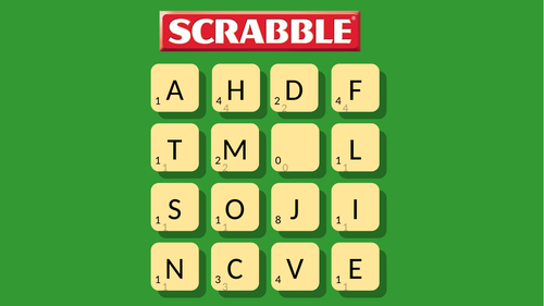 French Adaptable Scrabble Starter Game | Teaching Resources