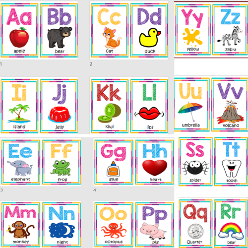 Alphabet/ Letter Posters for Classroom Decor | Alphabet Chart, Back to ...