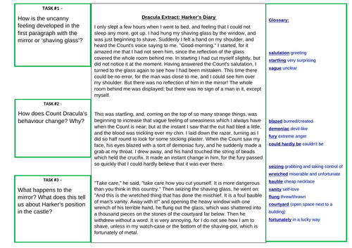 Gothic Writing SOW | Teaching Resources