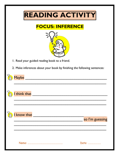 INFERENCE - BUNDLE -8 RESOURCES!! | Teaching Resources