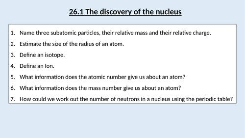 A level Physics (26.1) The discovery of the nucleus (Radioactivity ...