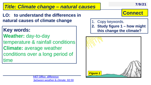 Global paper 1 (Edexcel B Geography) - L3 natural causes of climate ...
