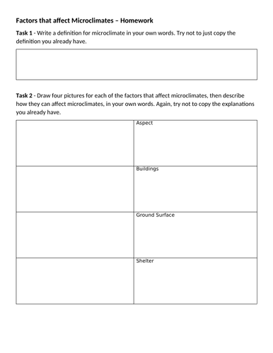 Weather & Climate Module | Teaching Resources