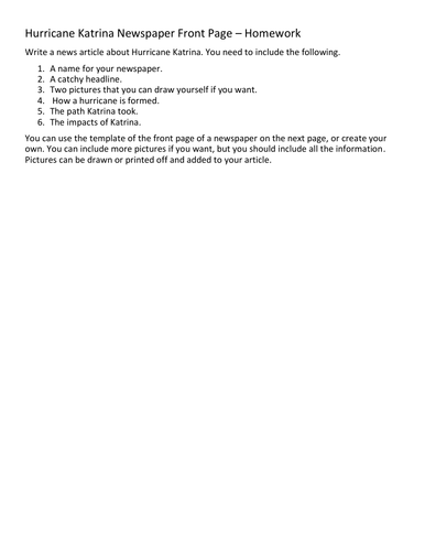 Weather & Climate Module | Teaching Resources