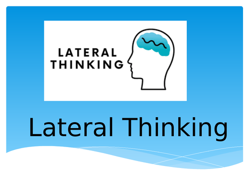 Lateral Thinking Puzzles for Tutor Time, PSHE, Assemblies, Lessons ...