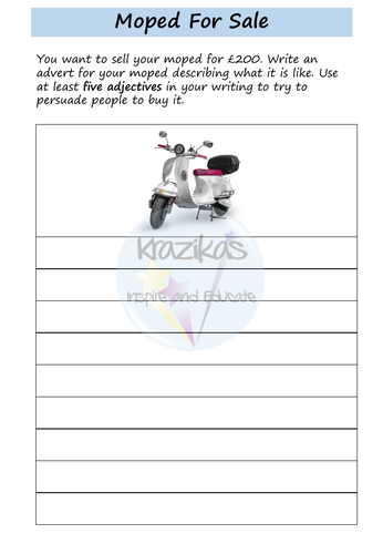 English Functional Skills - Entry Level 2 - Writing - Adjectives ...