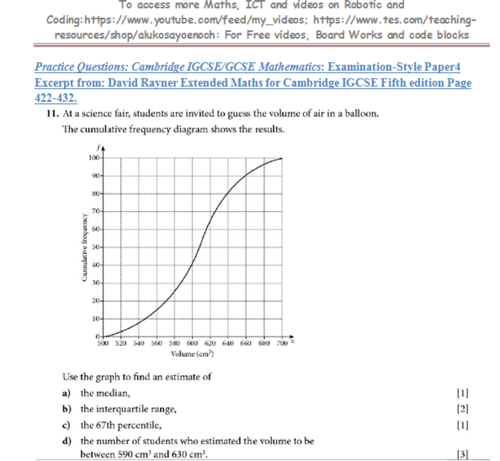 Igcse Maths 0580 Practice Questions 2022 2024 Revised Syllabus Part2