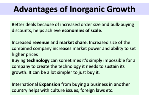 Business Growth - GCSE (9-1) Business | Teaching Resources