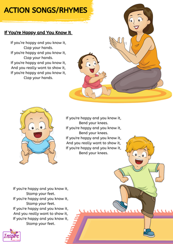 Song and Rhymes Posters - Action | Teaching Resources