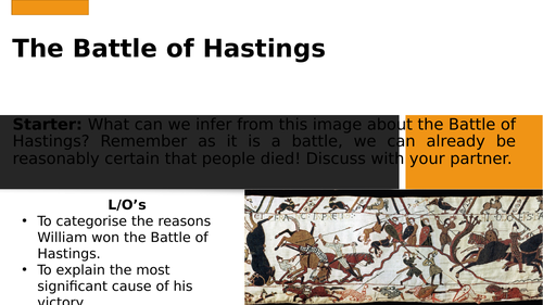 The Battle of Hastings. | Teaching Resources