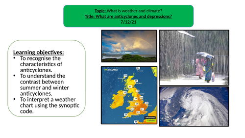 Geography - Weather and climate lessons | Teaching Resources