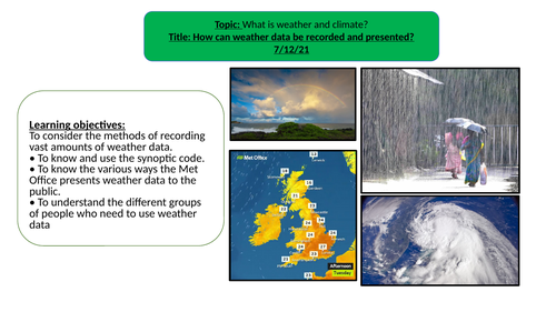 KS3 Geography - weather and climate - climate charts | Teaching Resources