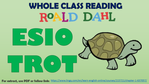 Esio Trot - Whole Class Reading Session! | Teaching Resources