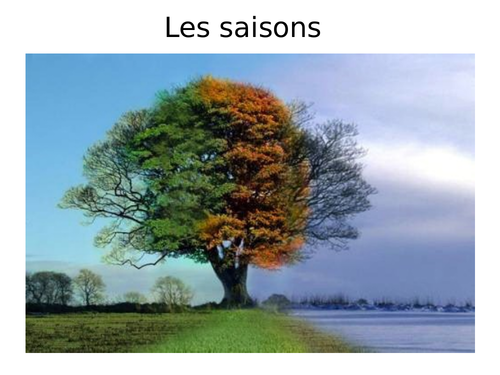 French A1- the seasons (les saisons) | Teaching Resources