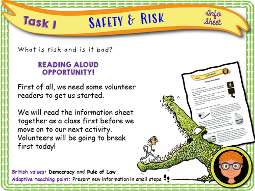 Personal Safety and Risk Primary PSHE | Teaching Resources