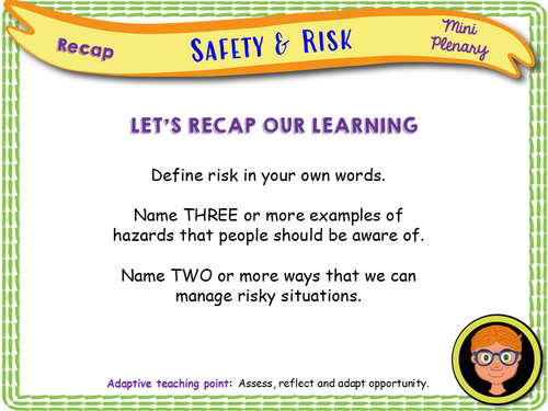 Personal Safety and Risk Primary PSHE | Teaching Resources