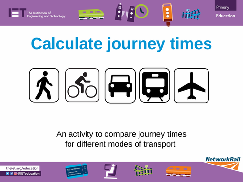 Calculate journey times | Teaching Resources