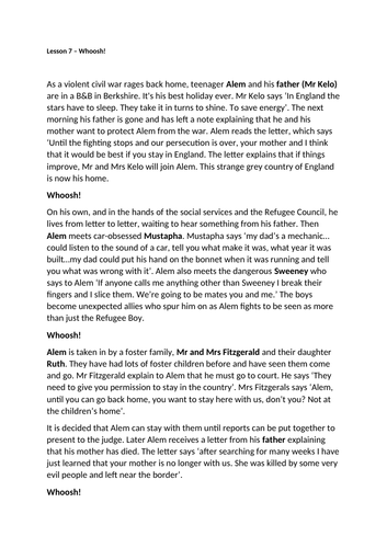 Refugee Boy | Teaching Resources