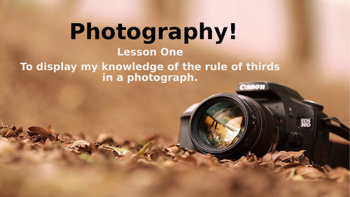 KS2 Photography series of lessons | Teaching Resources