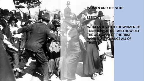 WOMEN AND THE VOTE LESSON 6 | Teaching Resources
