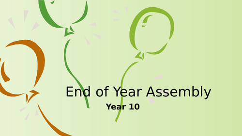 End of Term / Year Assembly 2021 Tutor Time Whole School with Script ...