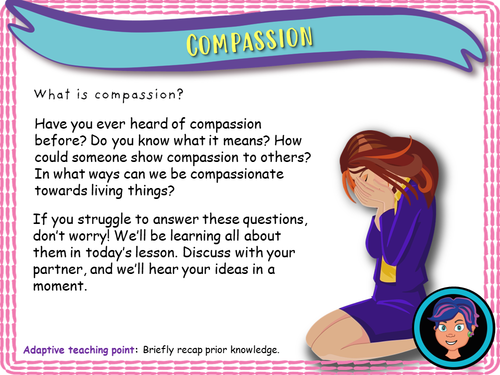 Compassion and caring for others | Teaching Resources