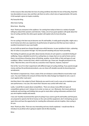 A powerful way to engage interest which can be used as a springboard ...